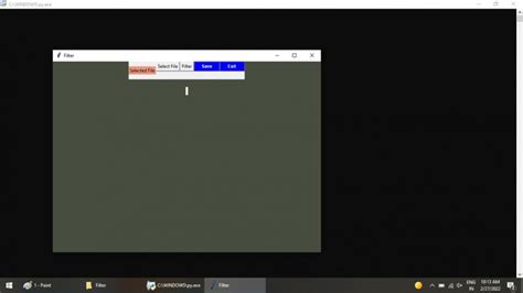 python program to basic filter using the python tkinter kashipara