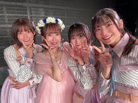 佐藤 海里 Ngt48 On Twitter 同期として一緒に活動できて本当に幸せだった ；； 4年間本当にありがとう！💙🤍 また次
