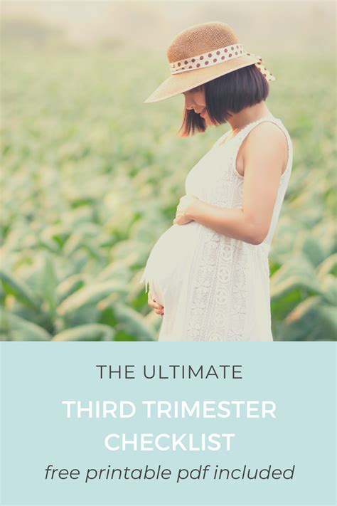 Third Trimester Checklist With Free Printable Third Trimester