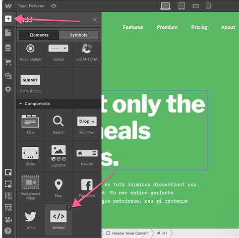 how to embed social media feed on webflow website tagembed