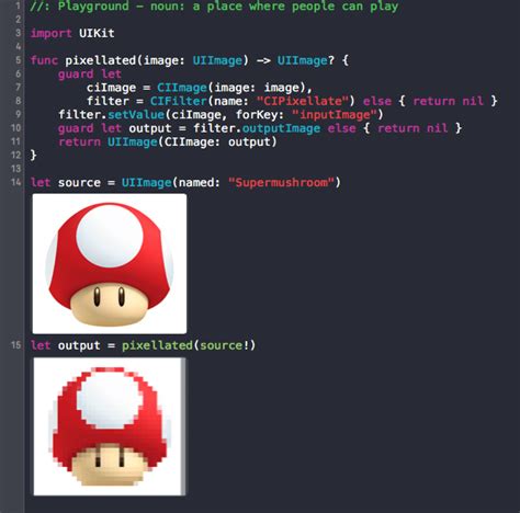 ios how to pixelize and unpixelize an uiimage or uiimageview stack