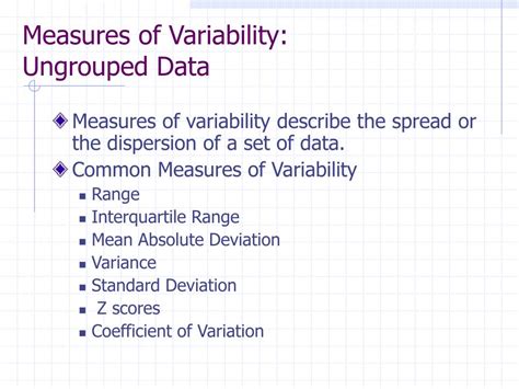 Ppt Descriptive Statistics Central Tendency And Variability