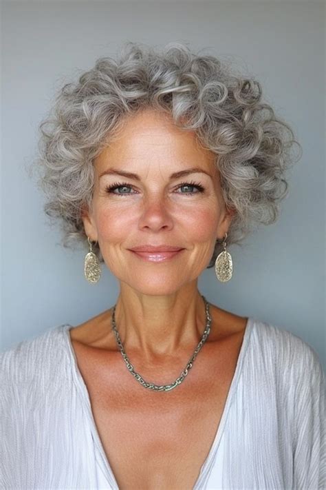 Graceful Curls Short Hairstyles That Shine For Older Women In 2024