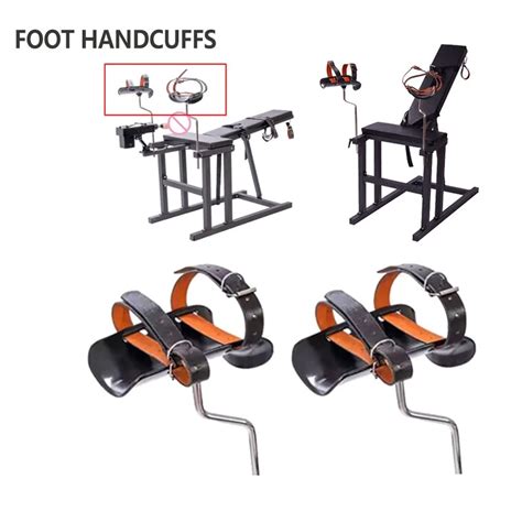 Sex Chair Furniture Leg Stirrups Erotic Anklecuffs Binding Bdsm Bondage