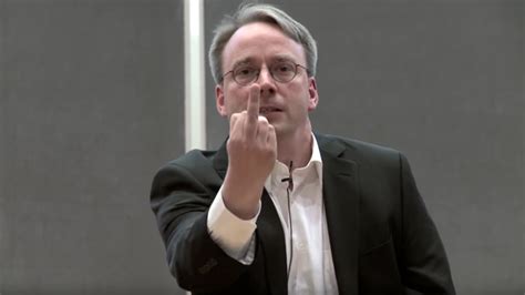 following a self imposed break linux creator linux torvalds appears to