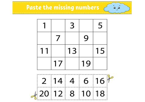 free and fun missing number worksheets tulamama