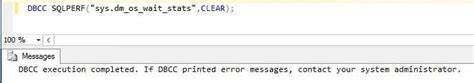 should we clear wait statistics data from dmv sys dm os wait stats in