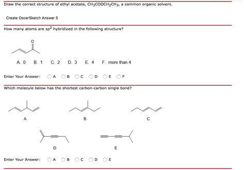 Ethyl Acetate Lewis Structure