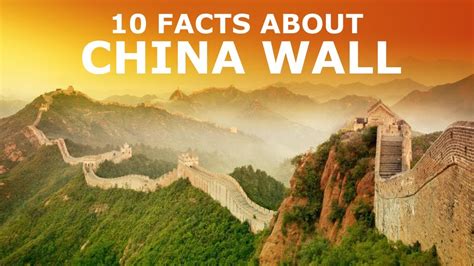 10 Interesting Facts About The Great Wall Of China Youtube