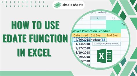 the best guide on how to use edate function in excel