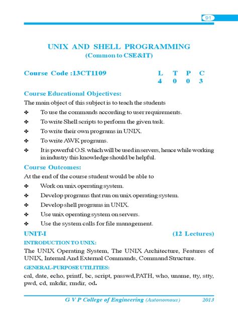 unix and shell programming command line interface