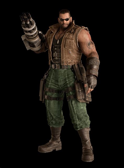 Barret Wallace Art Final Fantasy Vii Rebirth Art Gallery