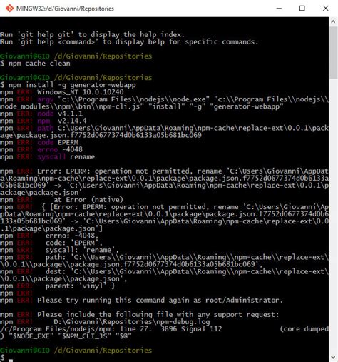 git bash windows 10 git bash command not responding