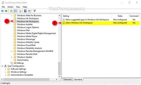 enable or disable windows ink workspace in windows 10 tutorials