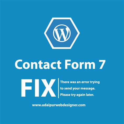 fix there was an error trying to send your message please try again