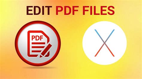 how to edit pdf on mac youtube