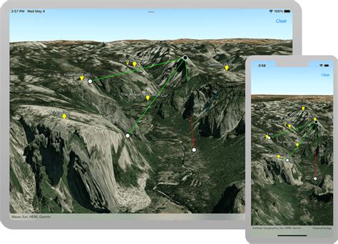 display a line of sight arcgis runtime api for ios arcgis developers