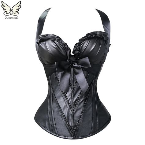Waist Trainer Corsets Leather Steampunk Corselet Gothic Clothing Waist