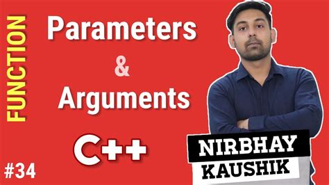 function arguments and parameters in c full lecture explain in hindi