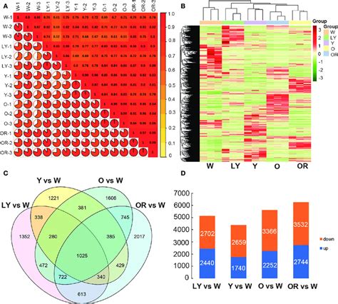 Gene Expression Profiling Of Five Samples A Correlation Coefficients