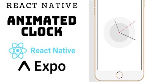 how to create a react native animated clock with animated