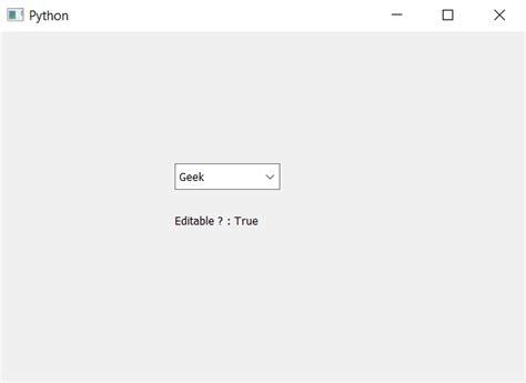 pyqt5 vérifier si combobox est modifiable ou non stacklima