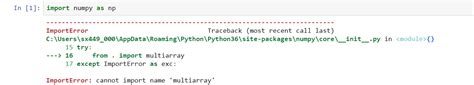 vs code unable to import numpy anaconda python but other