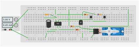 how to turn servo controller right with 555 ic
