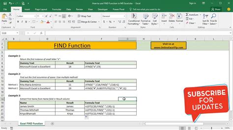 view find formula in excel full formulas