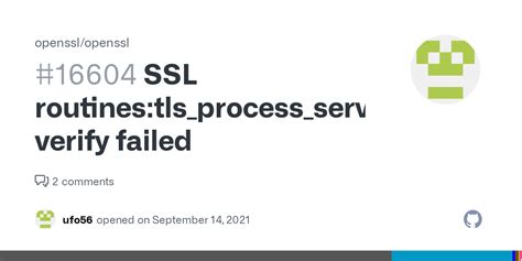 ssl routines tls process server certificate certificate verify failed