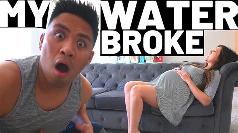 My Water Broke Prank On Husband Best Reaction Ever Youtube