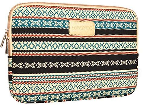Dachee New Bohemian Style Canvas Fabric 13 Inch Laptop Sleeve Bag Cover
