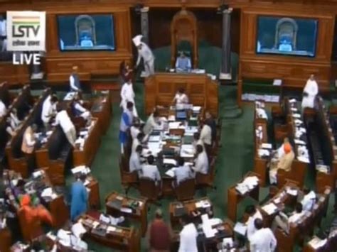 Opposition Mps Walk Out Of Ls On Trump Issue
