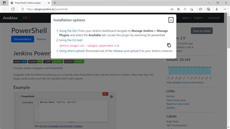 automate powershell script execution with jenkins for devops projects