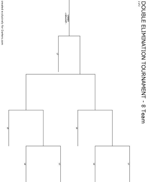 Printable 8 Team Double Elimination Bracket Web Printable 8 Team