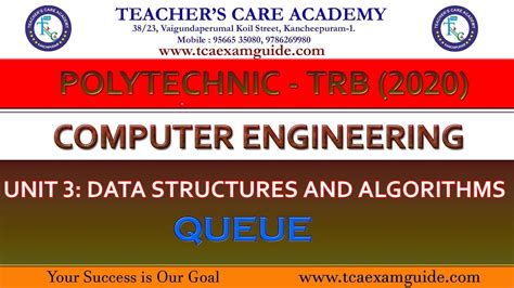 polytechnic trb 2020 cse unit 3 data structures and algorithms