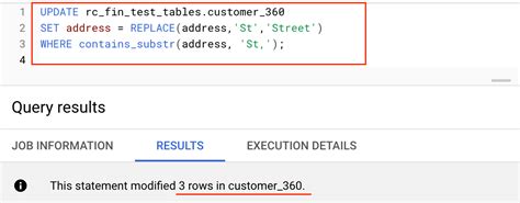 string replace function in bigquery with examples