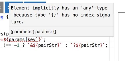 typescript throw ts7017 error with message when noimplicitany is on