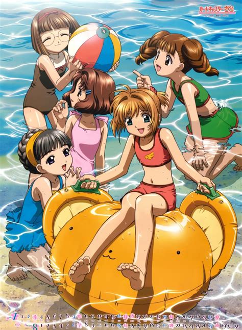Kinomoto Sakura Kero Daidouji Tomoyo Sasaki Rika Yanagisawa Naoko