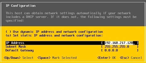 basic esxi configuration vmware esxi