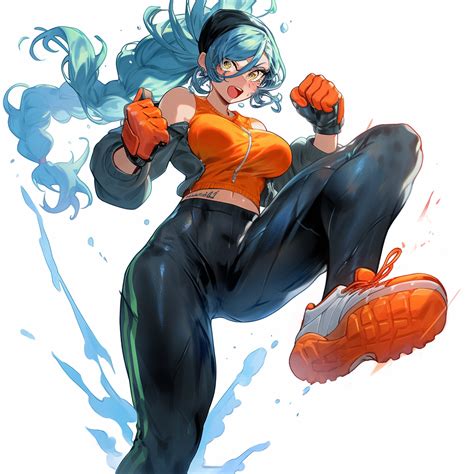 Zf Puhi Female Anime Character With Big Chest In A By Zfpuhi On Deviantart