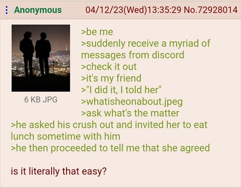 Lunch Break R Newgreentexts