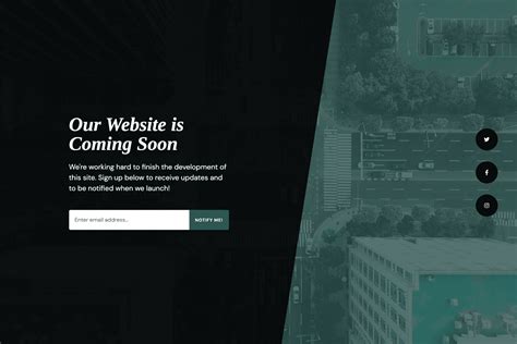 coming soon free coming soon bootstrap template start bootstrap