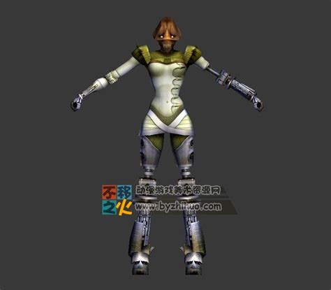 女 机械 怪物 丧尸 模型 不移之火资源网