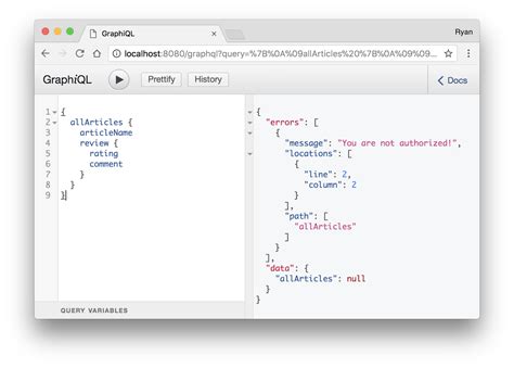 handling authentication and authorization in graphql