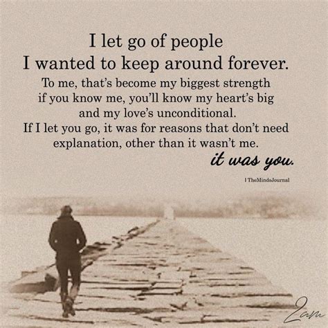 I Let Go Of People Letting People Go Go For It Quotes Relationship