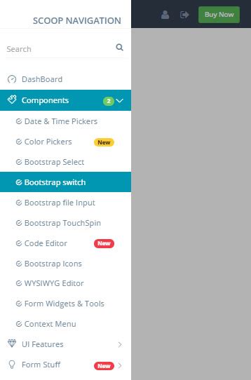 dropdown sidebar menu responsive bootstrap navigation by