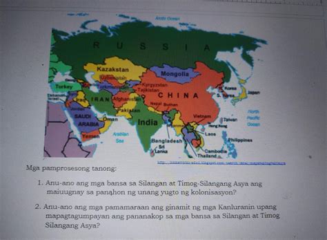 1 Anu Ano Ang Mga Bansa Sa Silangan At Timog Silangang Asya Ang