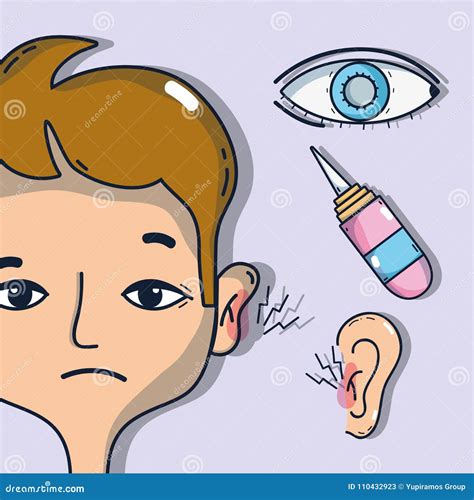 Otitis Y Conjuntivitis De La Enfermedad Con El Tratamiento Médico
