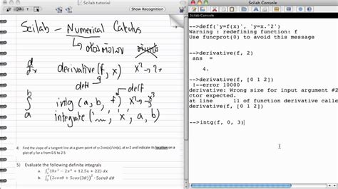 scilab numerical calculus thai youtube